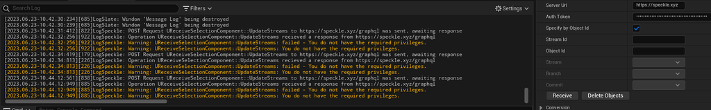 Not having required priviliges - Help (Legacy V2) - Speckle Community Not having required priviliges - Help (Legacy V2) - Speckle Community