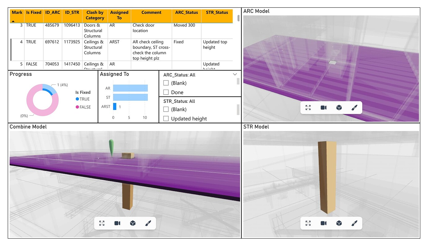 BIM Clash report by Speckle and Power BI - Showcase! - Speckle Community BIM Clash report by Speckle and Power BI - Showcase! - Speckle Community